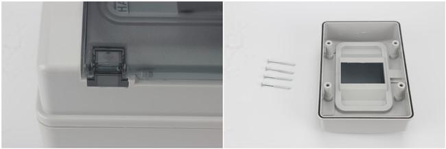 IP65 Waterproof 4 Way Junction Box , 4 Pole MCB Enclosure Box Outdoor