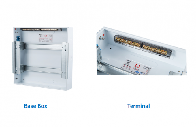ABS White Door Flush Mount Distribution Box 32Way For MCB Indoor
