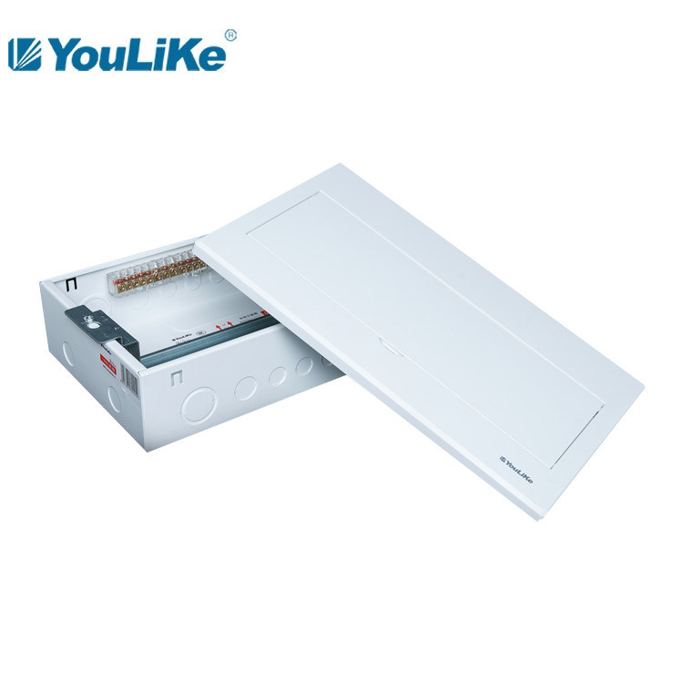 Single Phase IP40 MCB Distribution Panel , 18 Way Distribution Board ...