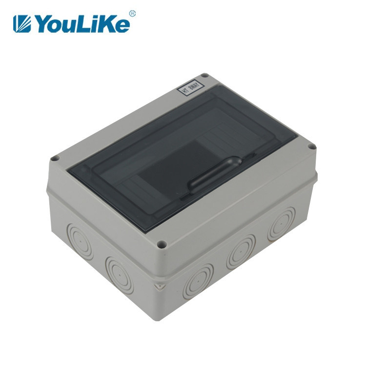 Indoor And Outrdoor Waterproof MCB Box 8 Way Plastic With Din Rail