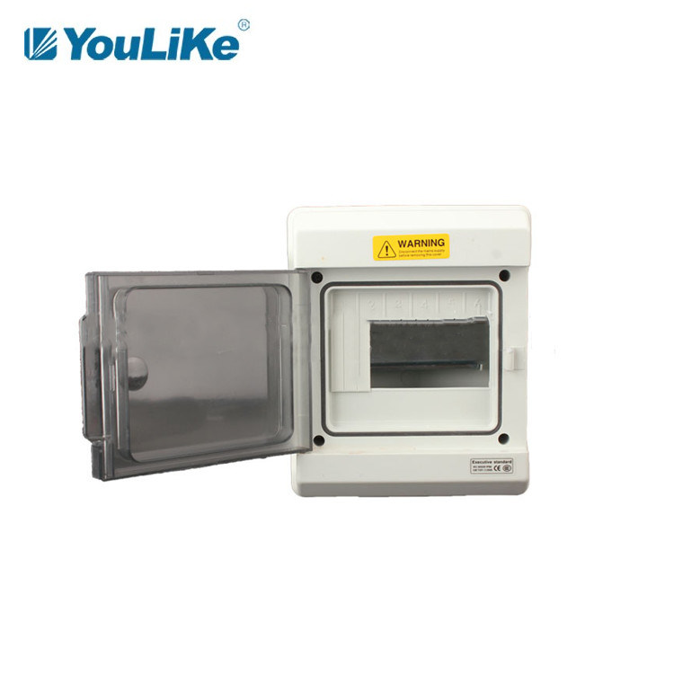 Anti Discoloration Waterproof MCB Box 6 Way With CCC Certification